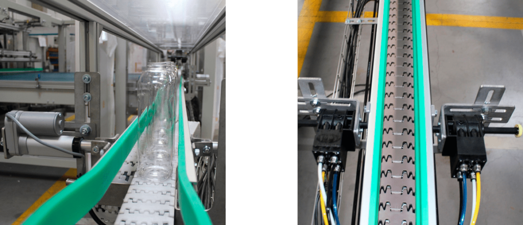 Conveyors for both filled and empty bottles | AND&OR
